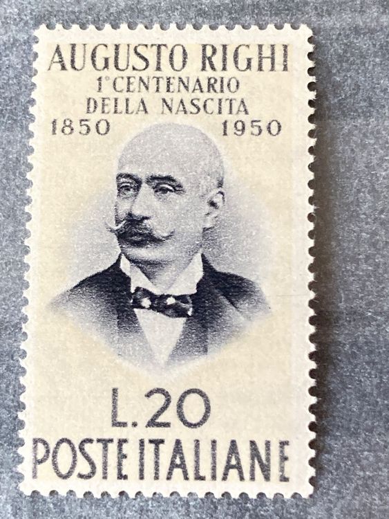 ITALIEN 1950 AUGUSTO RIGHI MI.806** | Kaufen auf Ricardo