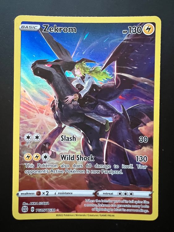 Zekrom (Character Rare) - Pokemon Brilliant Stars EN (Gebraucht) in ...