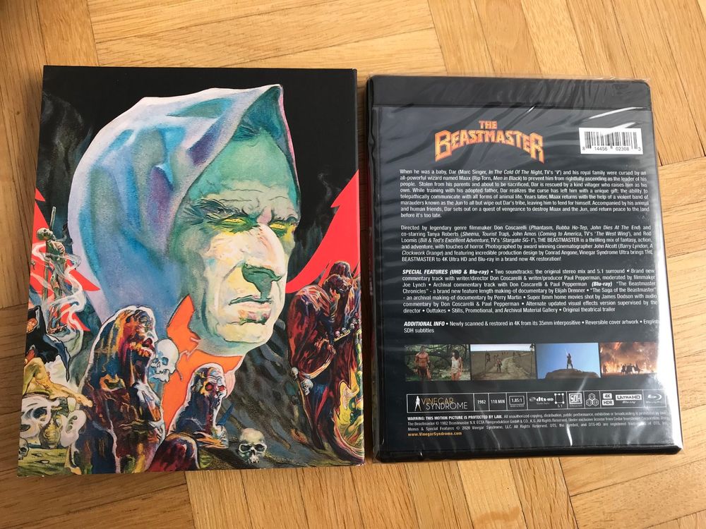 The Beastmaster - mit Slipcover - 4K UHD + Blu-ray (Neu und ...