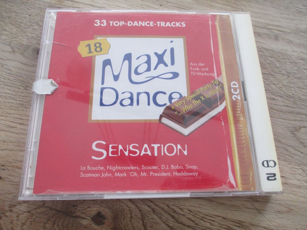 CD Maxi Dance 18 Doppel-CD, 33 Top Dance Tracks (Gebraucht) in Hasle LU ...