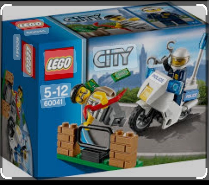 Lego 60041, Polizei Motorrad Jagd (Gebraucht) in Thun für CHF 3 – mit ...
