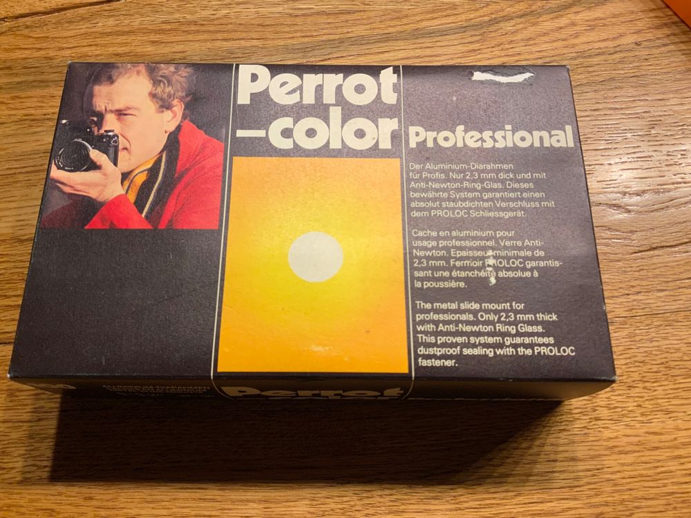 Diarahmen Aluminium Perrot-color mit Schliessgerät | Kaufen auf Ricardo