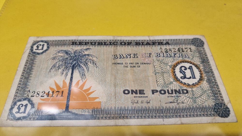 Seltene Biafra Banknote, 1 Pfund Note, Top Sammlerstück! (Gebraucht) in ...