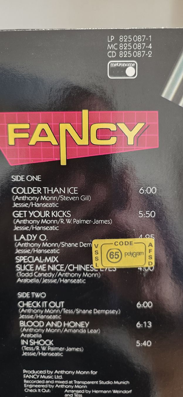 Fancy - Get Your Kicks 1985 Vg,Vg (D'occasion) à Yvonand pour CHF 8 ...