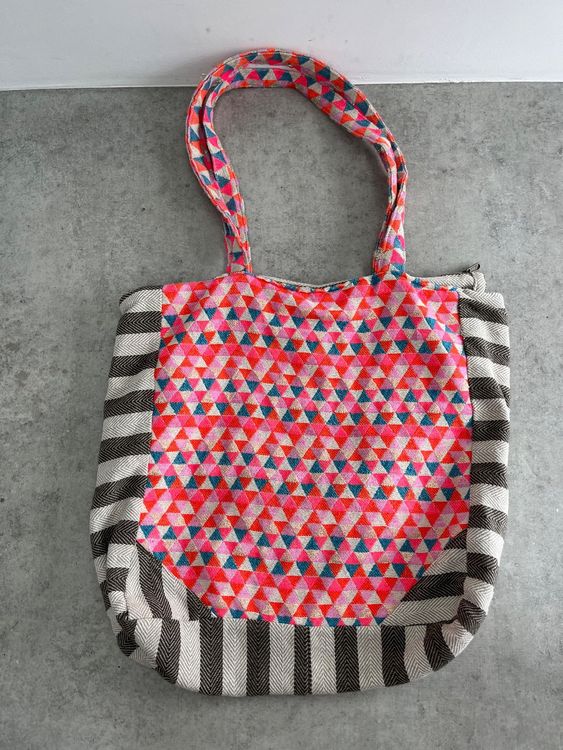 Groe Stofftasche Mit Reiverschluss