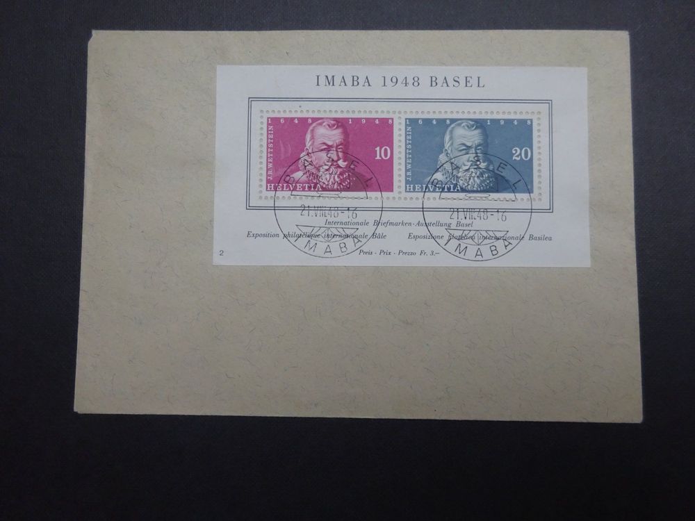 1948 W31 Block mit 2 ET-Stempel a. Brief | Kaufen auf Ricardo