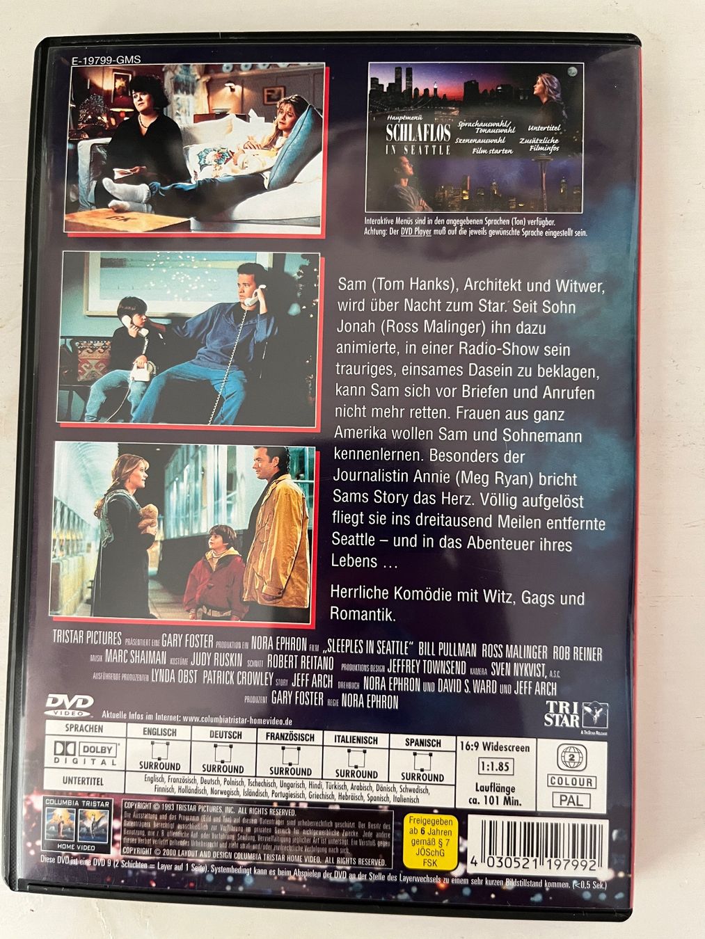 Schlaflos in Seattle (1993) DVD 📀 -Tom Hanks (Neu (gemäss Beschreibung)) in Sierre für CHF 9.95 ...