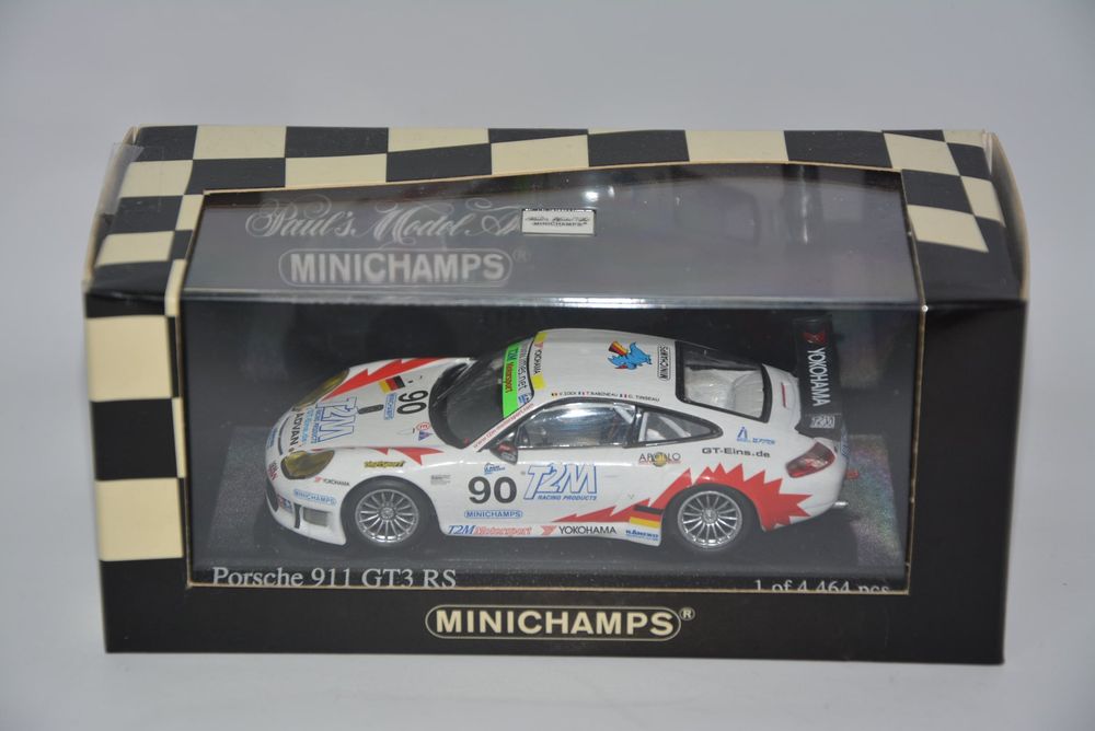 Porsche 911 GT3 RS , 1000km Spa Francorchamps 2004 , 1:43 (Neuf avec emballage d'origine) à ...