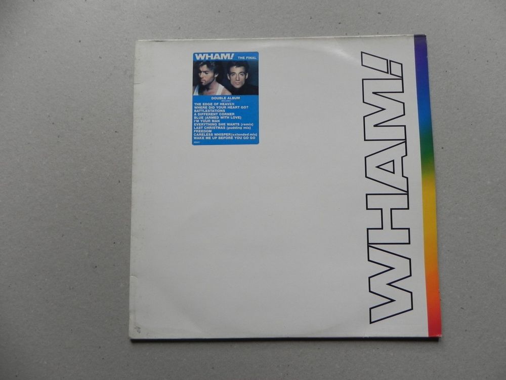 Doppel LP brit. Pop Band Wham! 1986 The Final George Michel (Gebraucht ...