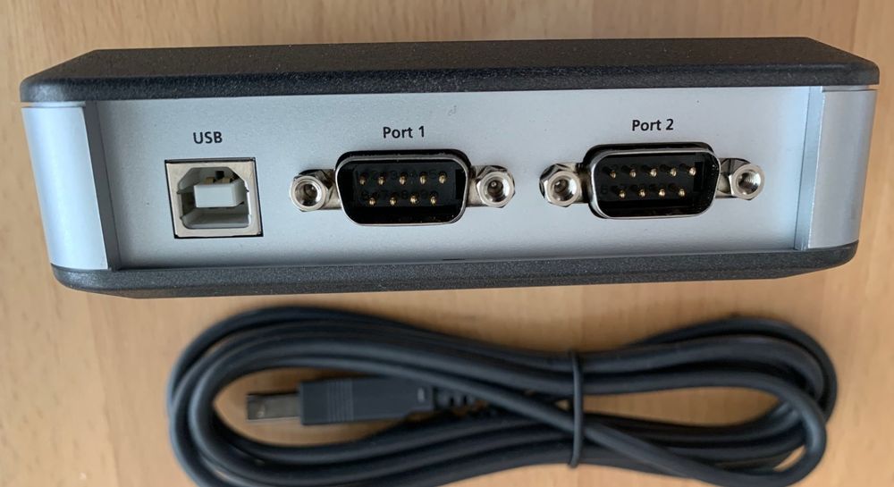 MOXA - UPort 2210 ohne Zubehör - 2 Port RS-232 USB to Serial (Gebraucht ...