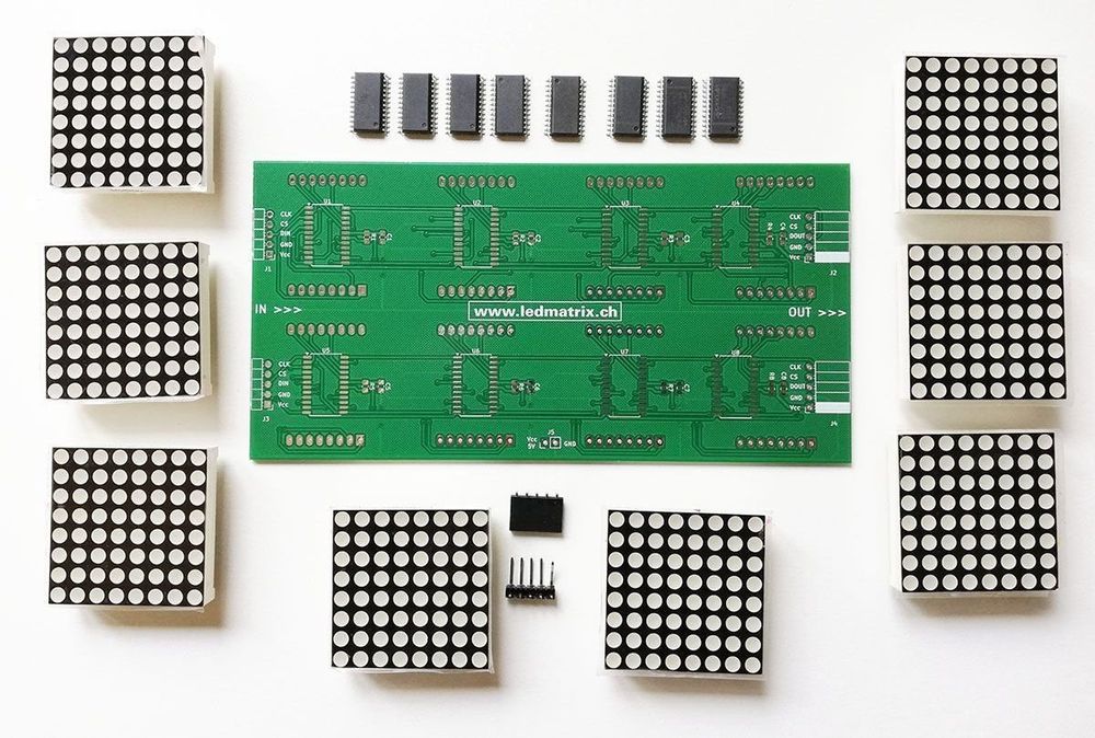 DIY Kit - LED Dot Matrix Module 32x16 pixel (Neu (gemäss Beschreibung ...