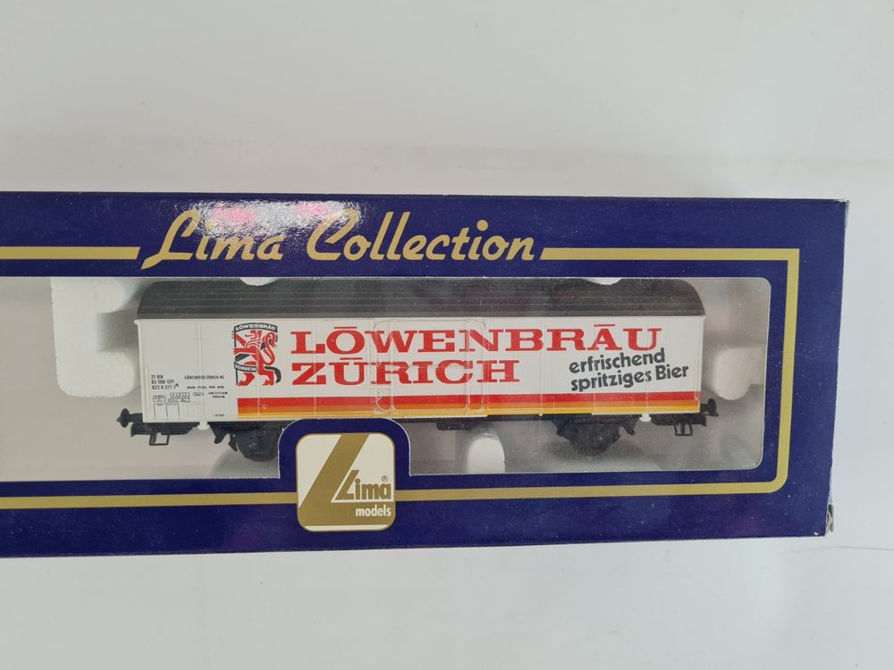 Lima LIM 303643K Güterwagen Löwenbräu Bier SBB H0 1:87 (Neu (gemäss Beschreibung)) in ...