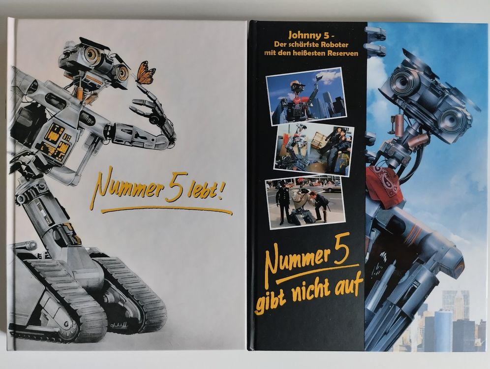 NUMMER 5 LEBT + NUMMER 5 GIBT NICHT AUF 2 MEDIABOOKS (Neu (gemäss ...