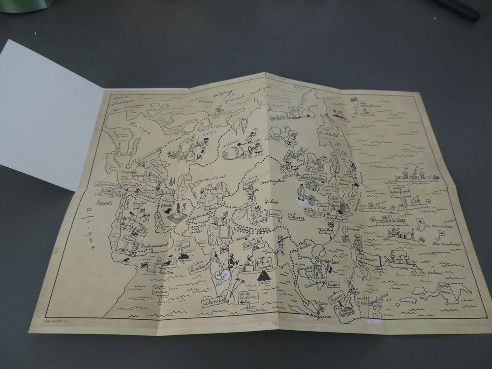Carte du monde de Tintin (Gebraucht) in für CHF 7 – mit Lieferung auf ...