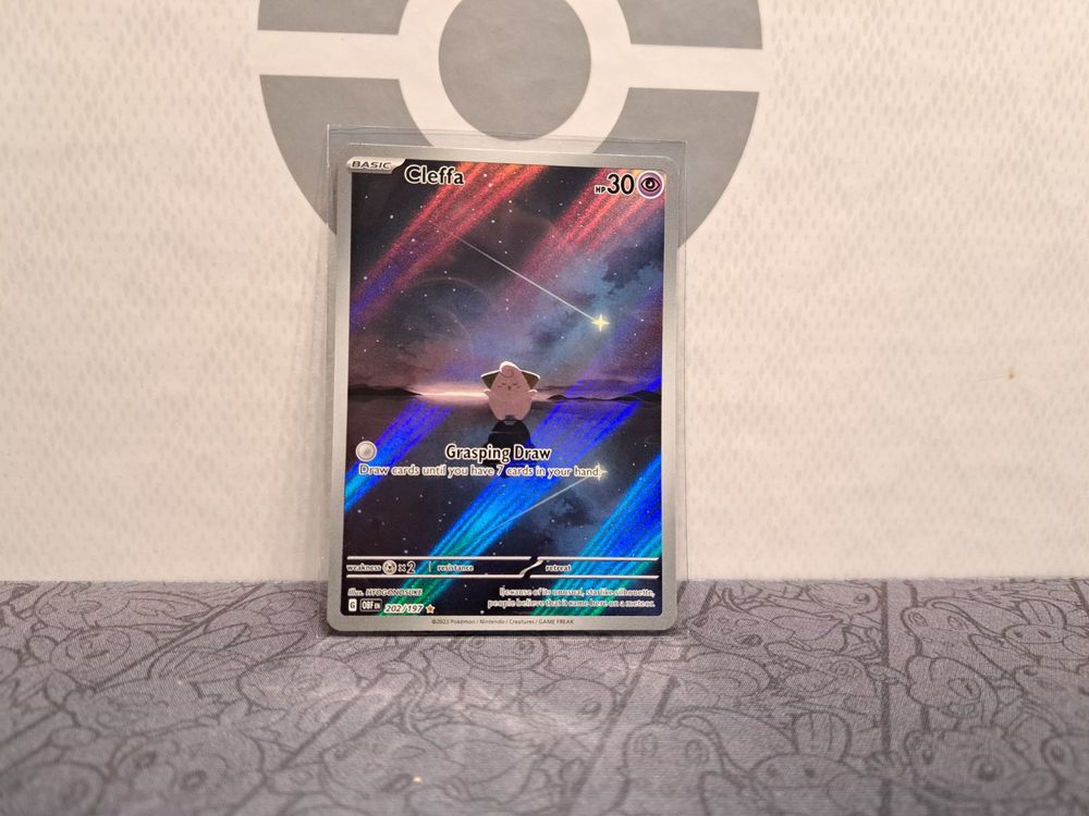CLEFFA IR OBSIDIAN FLAMES POKEMON KARTE 202/197 (Gebraucht) in ...
