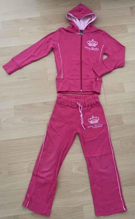 Prinzessin-Jogginganzug, pink, von Victoria Beckham, Gr. 116 (Gebraucht ...
