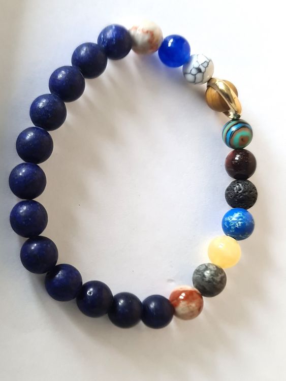 Solar System Planeten Armband aus Stein (Neu und originalverpackt) in ...