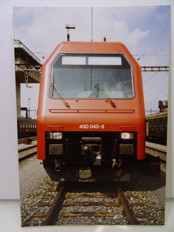 Foto SBB Lok Re 450 043-5 Doppelstockzug Zürich 8.Mai1992 (Neu (gemäss ...