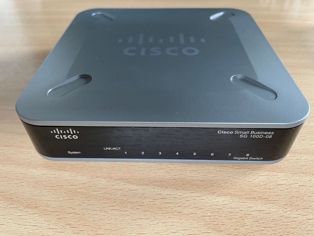 Cisco 8 Port Gigabit Ethernet Switch SG 1000D-08 | Kaufen auf Ricardo