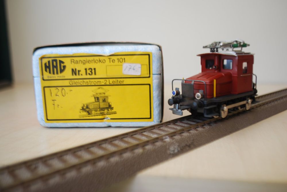HAG Nr. 131 SBB / CFF Te 101 Rangierlok DC analog (Neu (gemäss ...