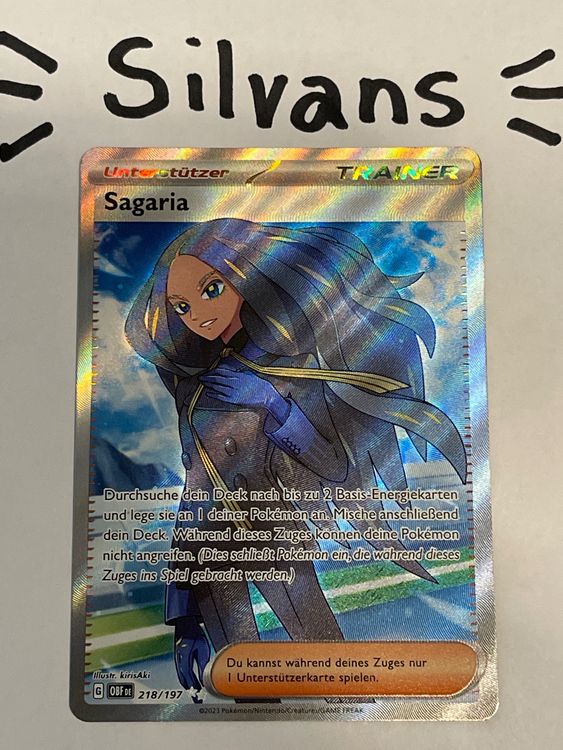 Sagaria Full Art Trainer Obsidian Flammen Flammes Deutsch | Kaufen auf ...