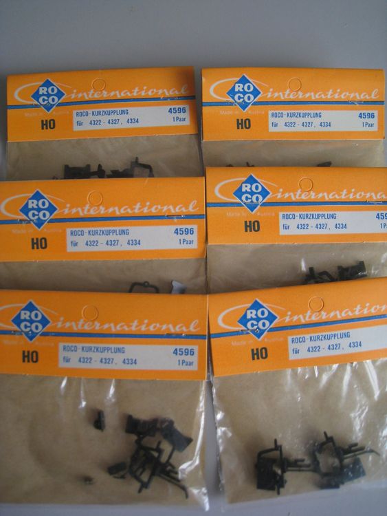 Roco 4596 6x Kurzkupplungs-Umbausatz für 4322, 4327, 4334 (Gebraucht ...