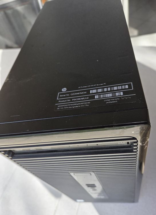 Ordinateur/PC HP - Tour (Gebraucht) in Noréaz für CHF 70 – mit ...