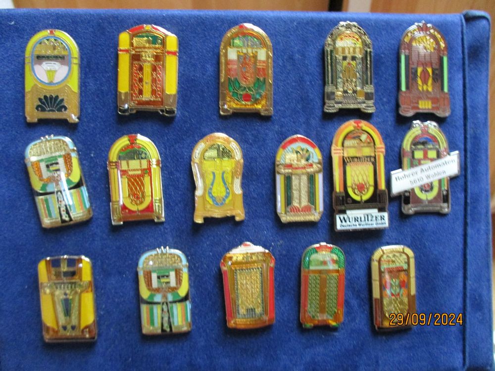 Wurlitzer Juke Box Lot Sammlung Pin Jukebox (Neu (gemäss Beschreibung ...