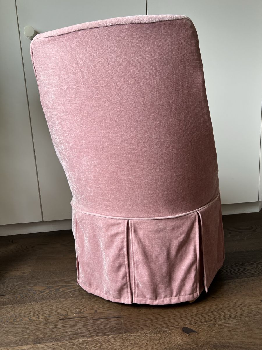 Polster-Sessel in Rosa mit neuem Überzug und Kissen - Top! (Gebraucht ...