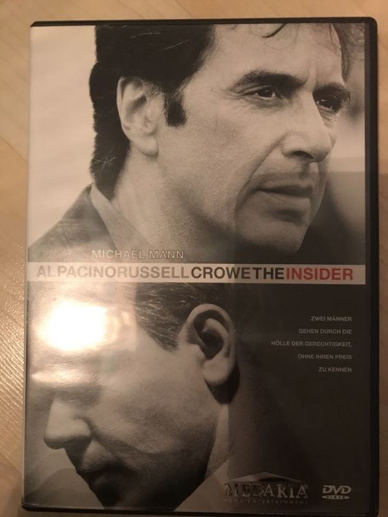 DVD The Insider mit Al Pacino, Russell Crowe (Neu (gemäss Beschreibung)) in Birrwil für CHF 3 ...