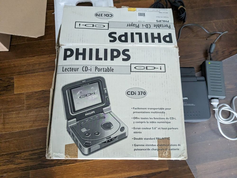Philips Portable CDI Player 370 Rare Games Console OVP | Kaufen auf Ricardo