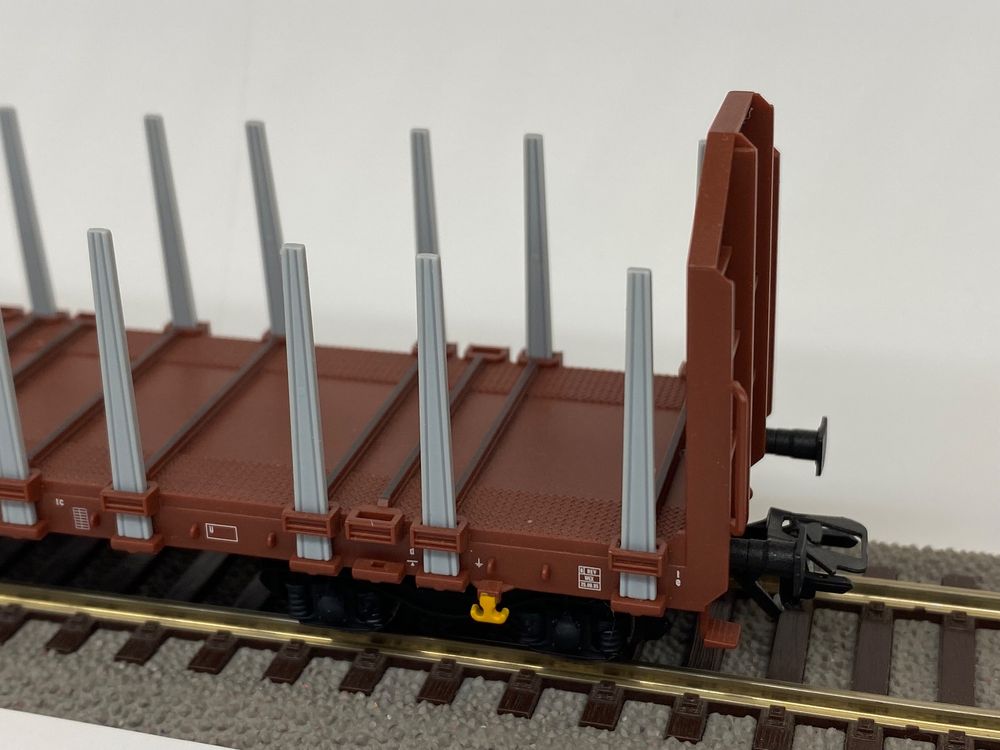 TRIX 24345 (H0 GS) DB Holztransportwagen Bauart Roos 639 (Gebraucht) in ...