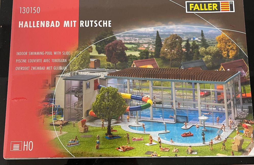 FALLER 130150 Piscine couverte moderne avec toboggans - H0 | Kaufen auf ...