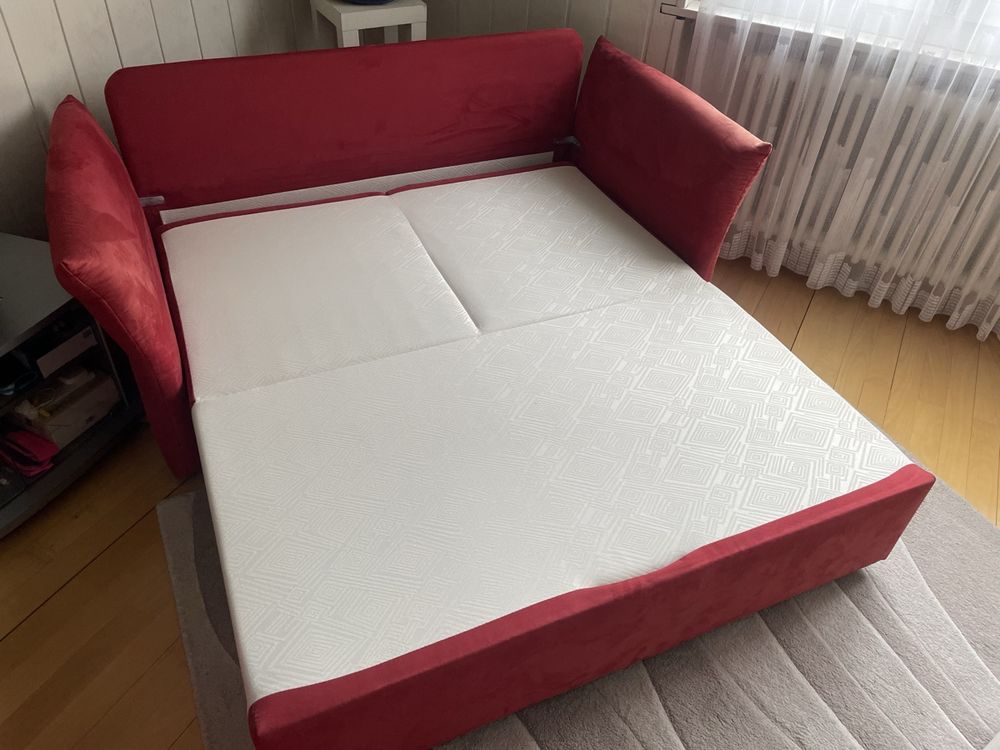 Bettsofa Sofa mit Klappbett und Lattenrost (Gebraucht) in Würenlos für ...