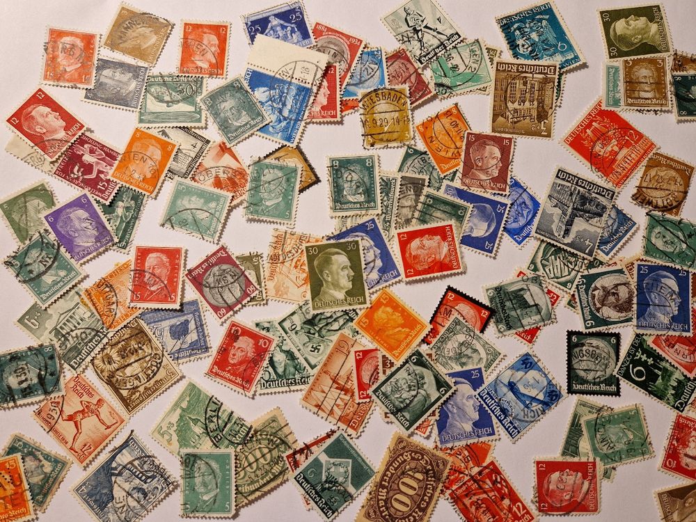 VIELE Deutsches Reich Briefmarken, Adolf Hitler, top Zustand (Gebraucht ...