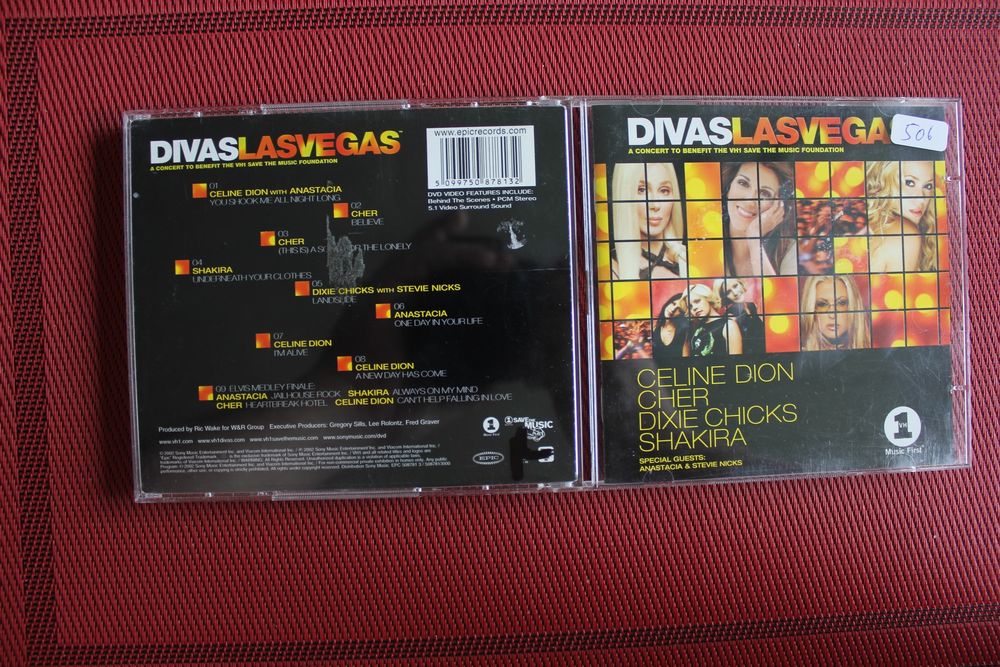 Divas Las Vegas (DION,CHER,SHAKIRA,Dixie Chicks) / CD + DVD (Gebraucht ...