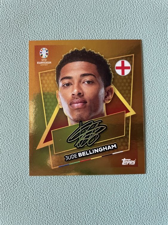 Topps Euro 2024 Jude Bellingham Gold signiert ENG SP (Gebraucht) in für ...