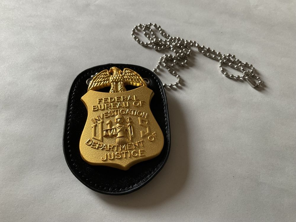 USA 🇺🇸 Distintivo FBI - Oggetto da collezione, nuovo! (Nuovo (secondo ...