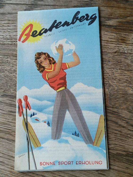 Litho Prospekt / Beatenberg - Ausgabe ca. 1930 (Gebraucht) in Brugg AG für CHF 15 – mit ...