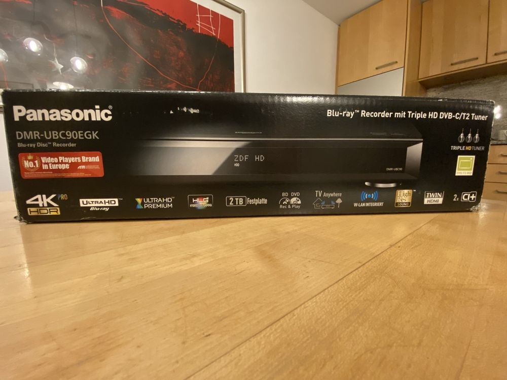 Panasonic Blu-Ray Recorder mit Triple HD DVB-C/T2 Tuner (Neuf avec emballage d'origine) à ...