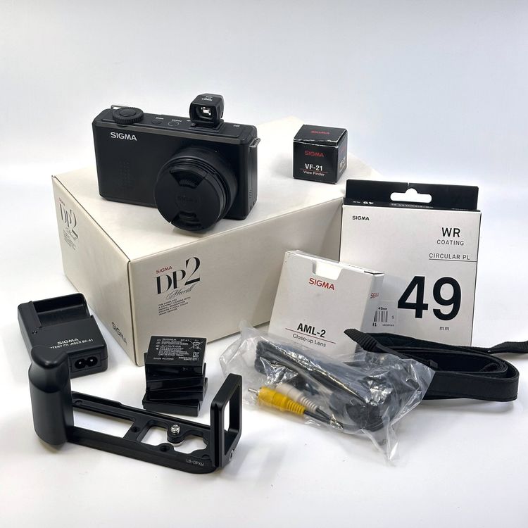 SIGMA DP2 Merrill Camera, Viewfinder VF-21, LB-DPXM, AML-2.. (Gebraucht ...