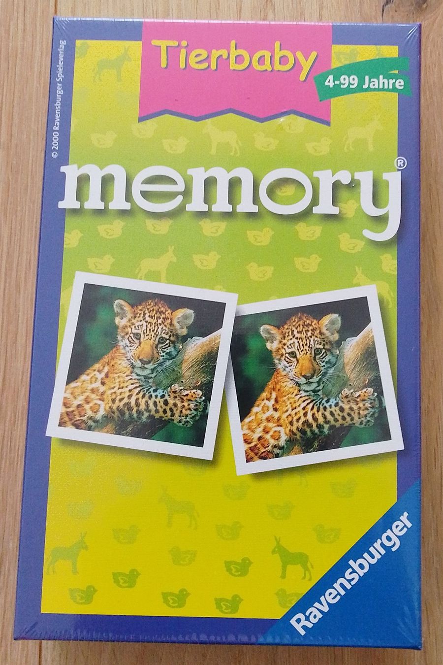 Spiel Memory Tierbaby 48 Karten von Ravensburger 2000 (Neu und ...