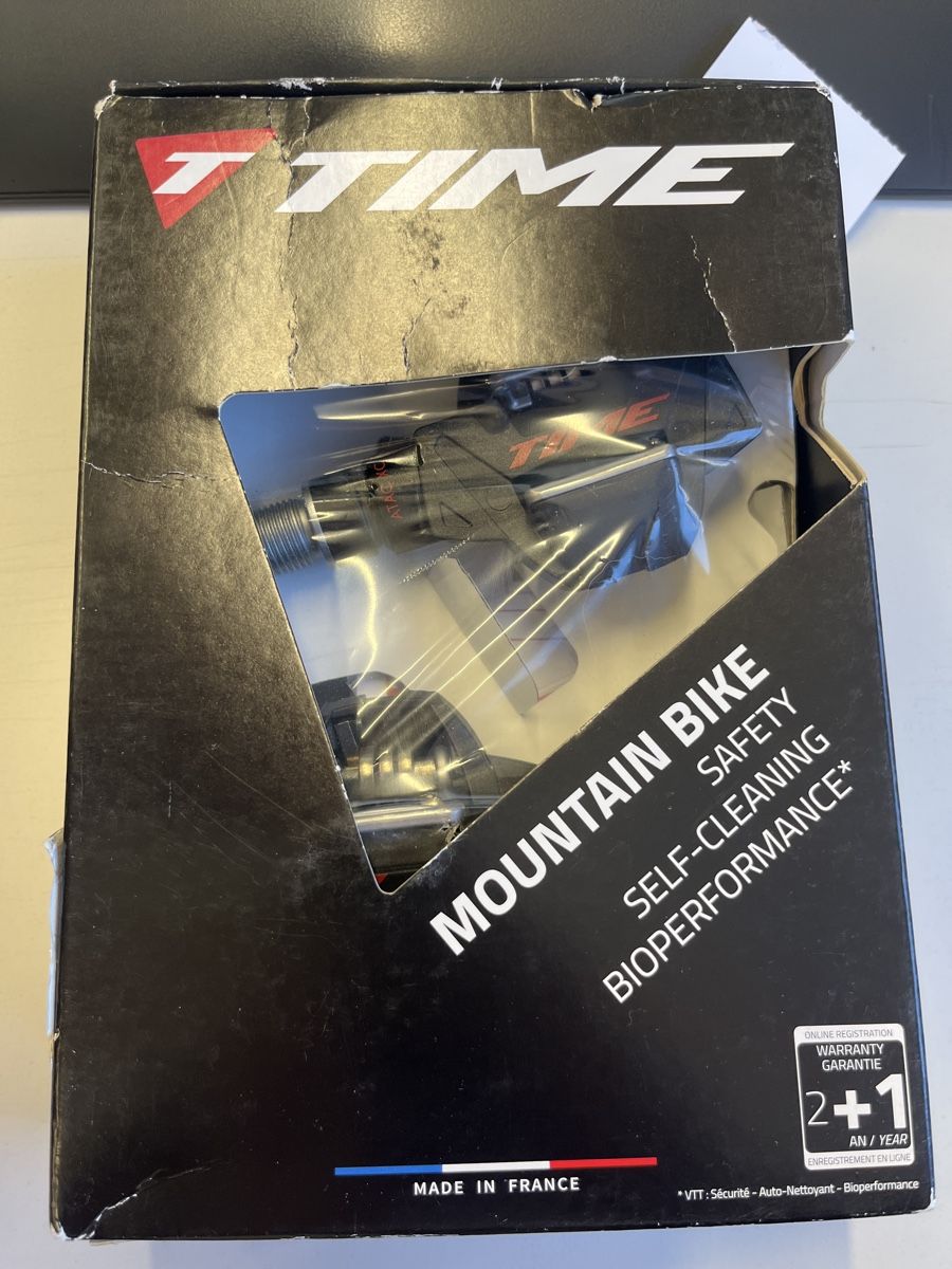 Time ATAC XC 8 Pedal, schwarz/rot, neu (Neu und originalverpackt) in ...