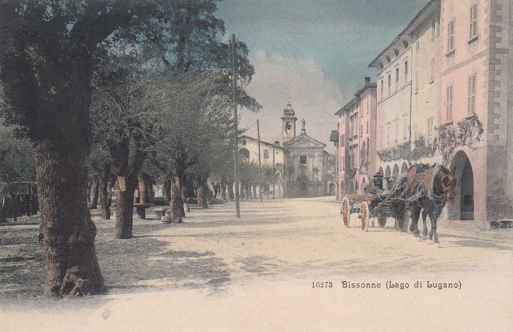 AK Bissone. Piazza 1906 (Gebraucht) in Riva San Vitale für CHF 35 – mit ...