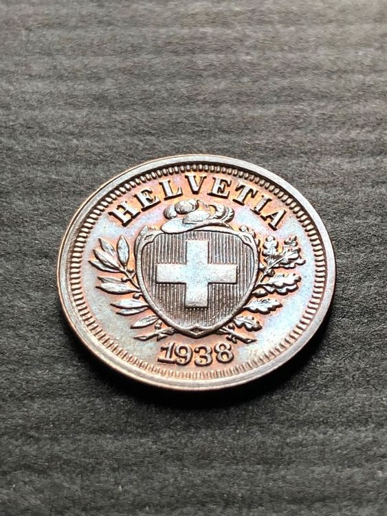 Abart 1 Rappen 1938 mit Stempelriss | Kaufen auf Ricardo
