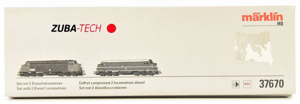 Märklin 37670 2x Diesellok MY 1100 DSB H0 WS Digital mit OVP (Gebraucht ...