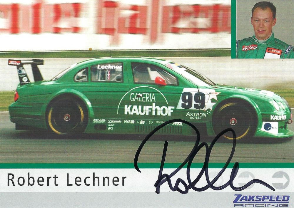 Autogrammkarte, Robert Lechner, V8Star, 2001 (Gebraucht) in Aarburg für CHF 4 – mit Lieferung ...