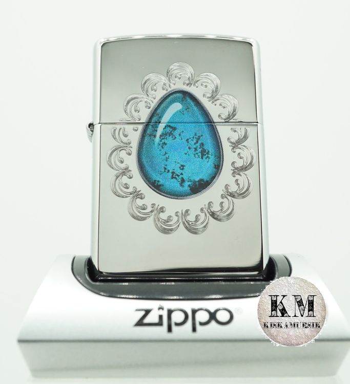 ZIPPO® TURQUOISE DESIGN - PRINT - 2014 - UNGEZÜNDET (Neu (gemäss Beschreibung)) in Mels für CHF ...