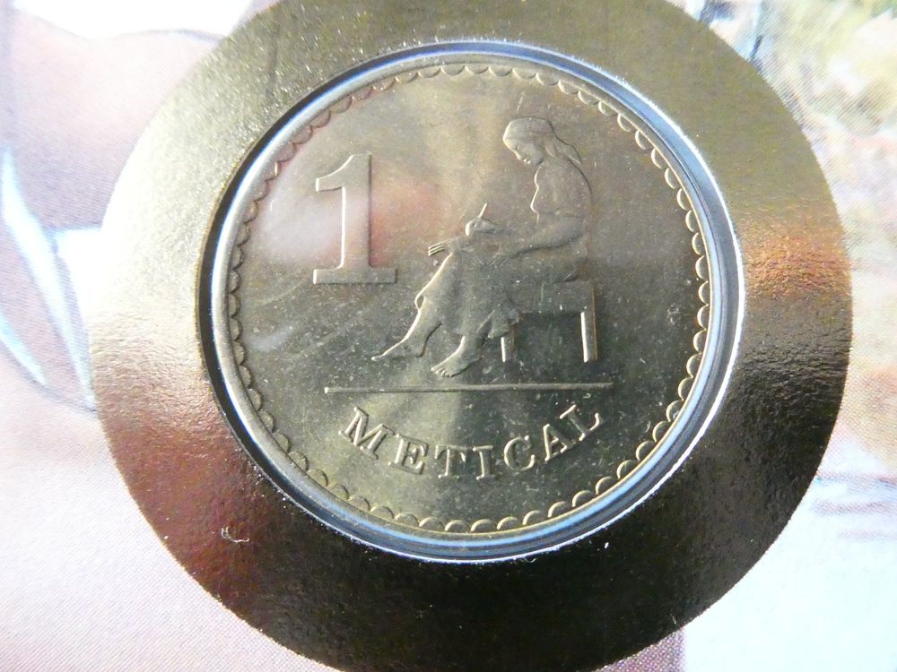 Mocambique 1982, 1 Metical unzirkuliert - Münzbrief (Neu (gemäss Beschreibung)) in Hinterforst ...