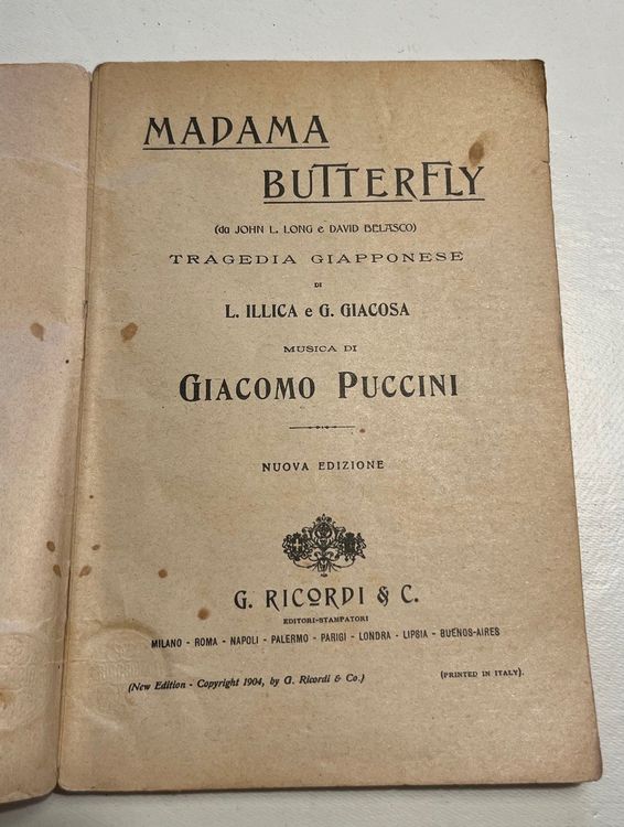 Livrets d’opéra originales et authentiques, fin XIXᵉ siècle (Gebraucht ...